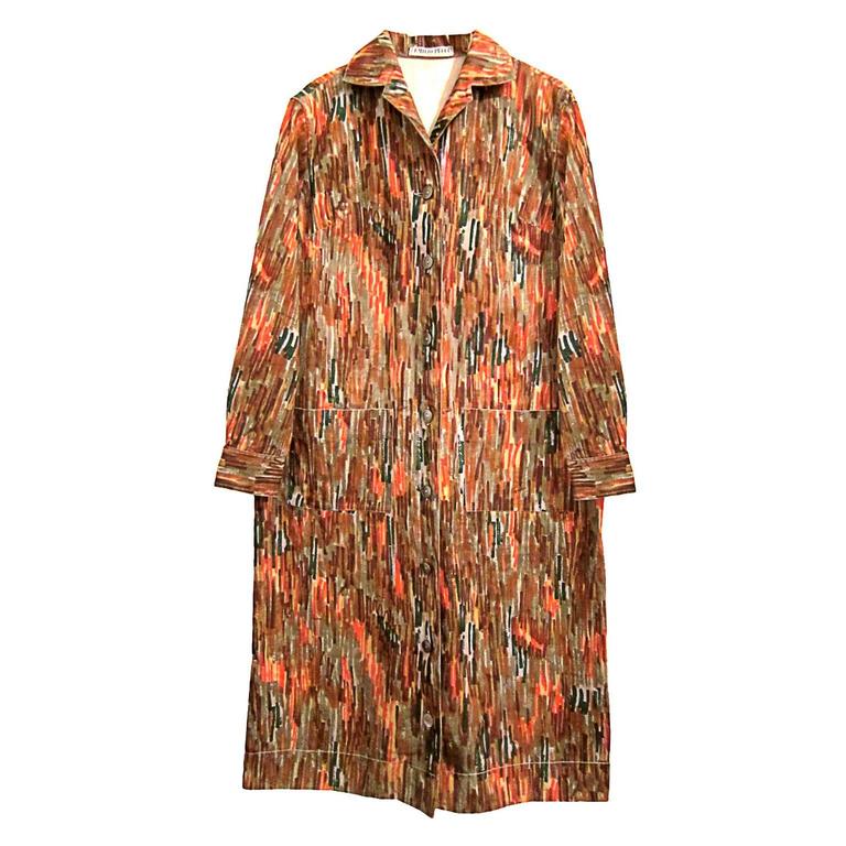 Emilio Pucci Multi Colour Coat 1960s at 1stDibs