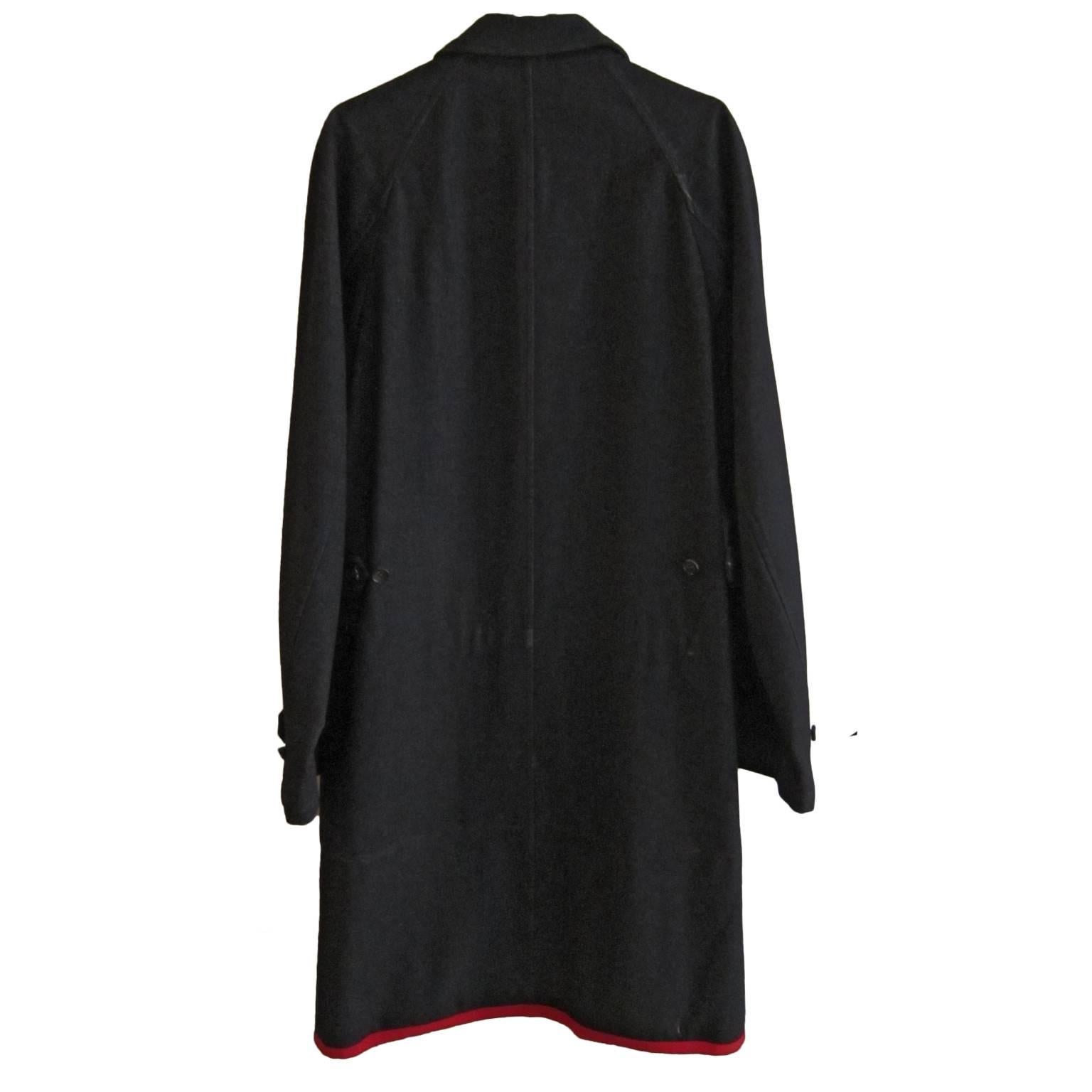 Comme des Garcons Charcoal Two Way Coat, 1999 at 1stDibs