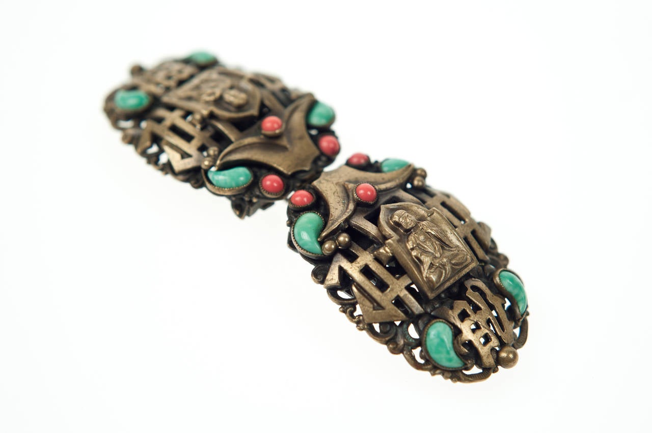 Vintage Neiger Brothers Oriental Duette Brooch For Sale at 1stDibs ...