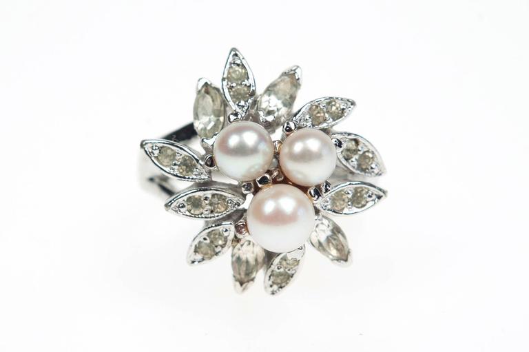 Vintage Panetta Cocktail Ring at 1stDibs | panetta jewelry rings