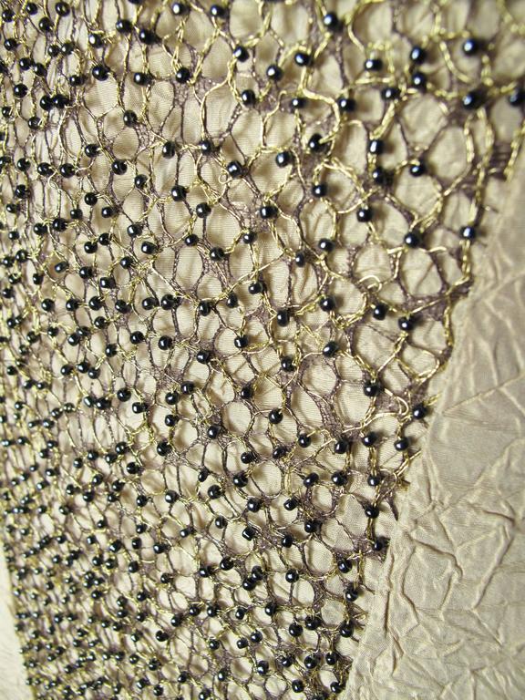 Chanel Evening Gown with Metallic Thread and Beading For Sale at ...