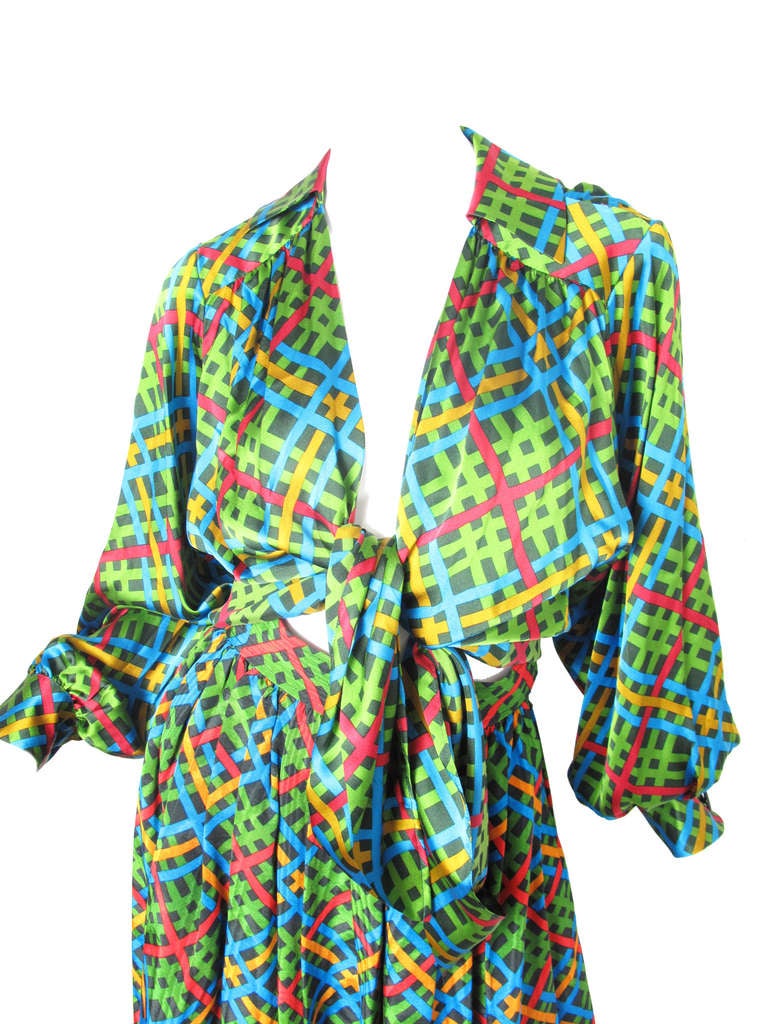 Fabulous 1970s Yves Saint Laurent Rive Gauche 5 piece outfit at 1stDibs