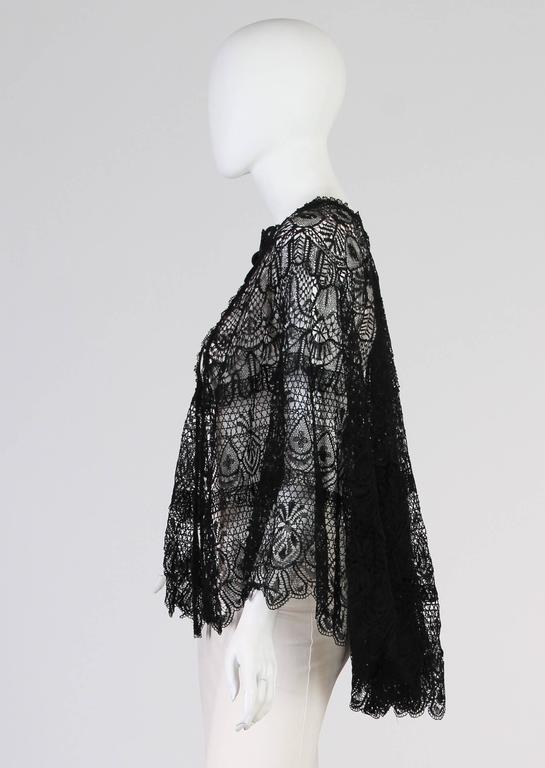 Victorian French Lace Cape at 1stDibs