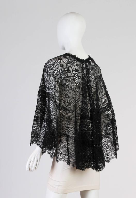 Victorian French Lace Cape at 1stDibs