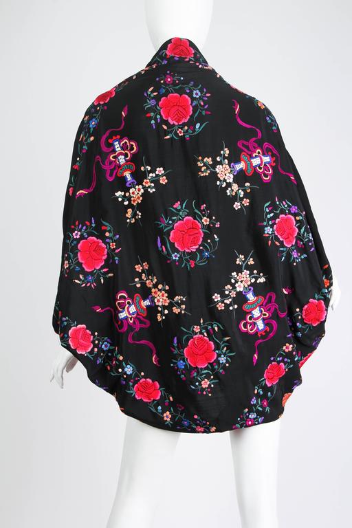 Hand Embroidered Cocoon Jacket at 1stDibs