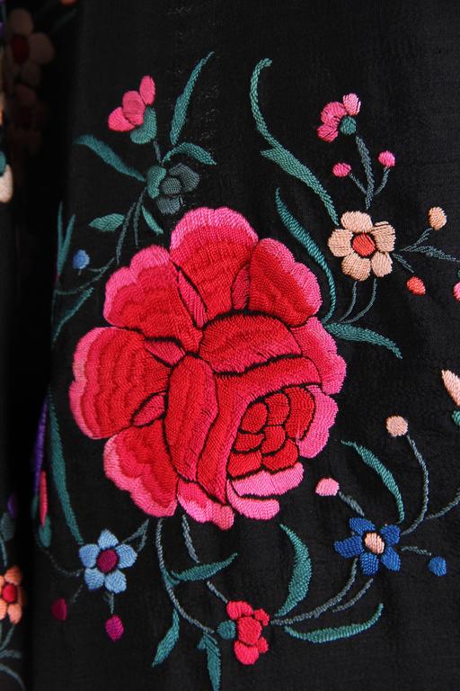 Hand Embroidered Cocoon Jacket at 1stDibs