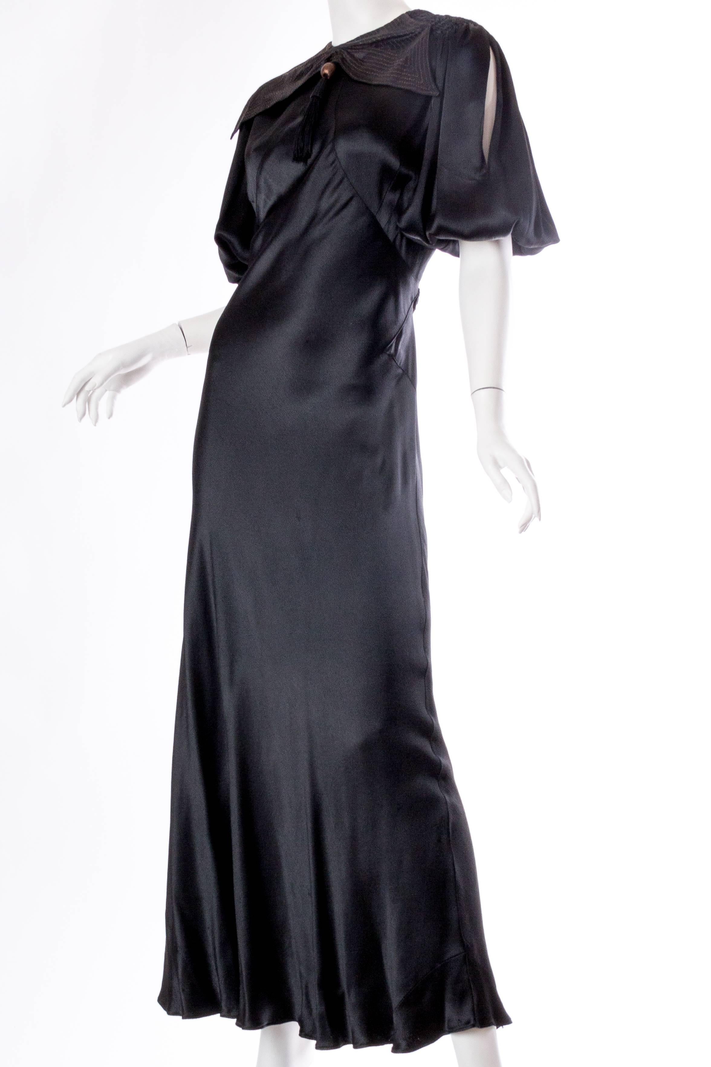 1930s Labeled Vionnet Adaptation Bias Cut Gown at 1stDibs | madeleine ...