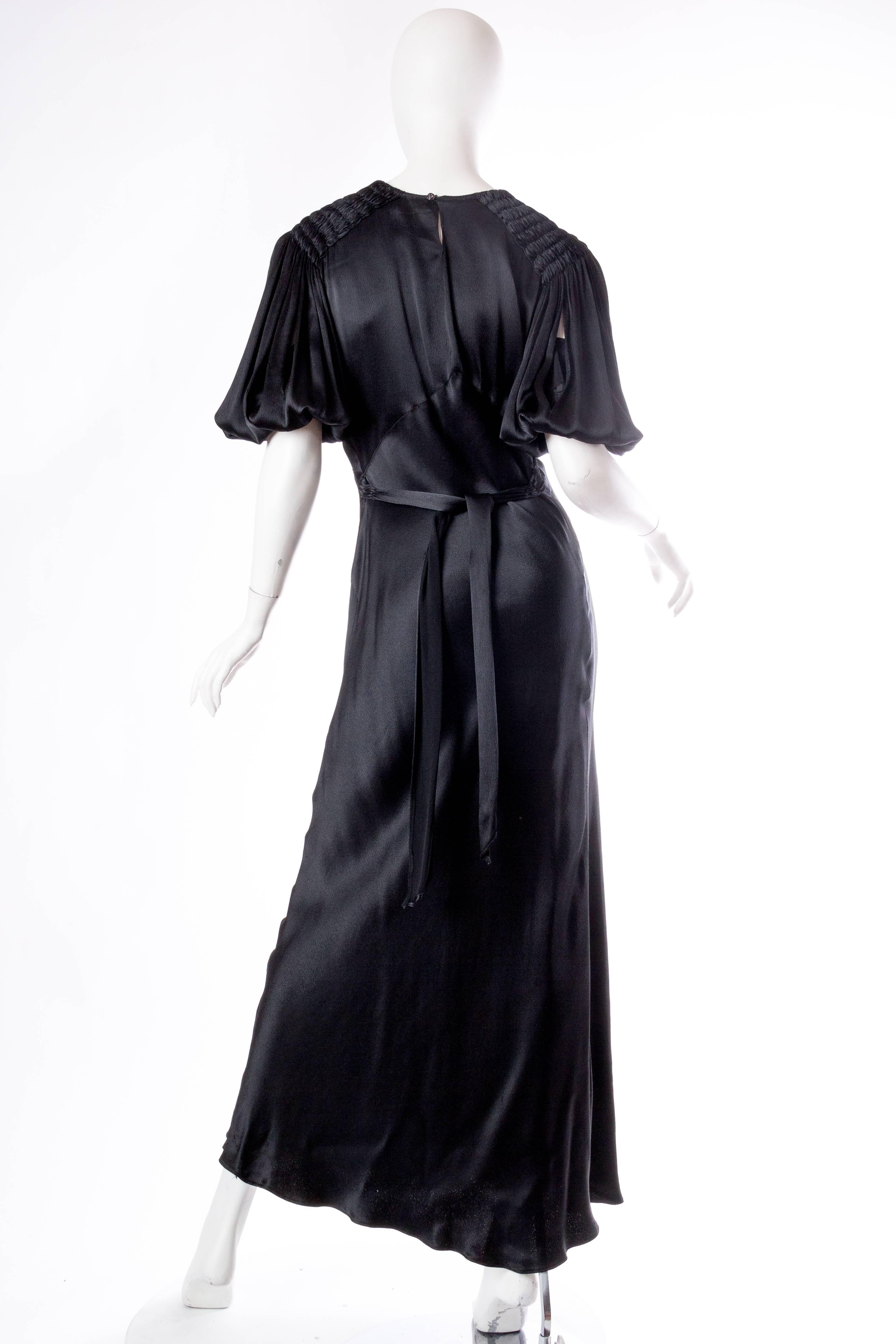 1930s Labeled Vionnet Adaptation Bias Cut Gown at 1stDibs | madeleine ...