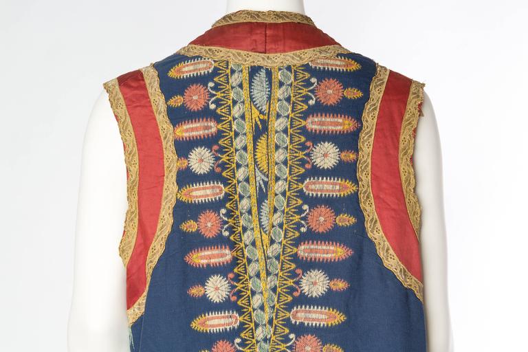 Persian Inspired Victorian Opera Costume Tunic Vest at 1stDibs ...