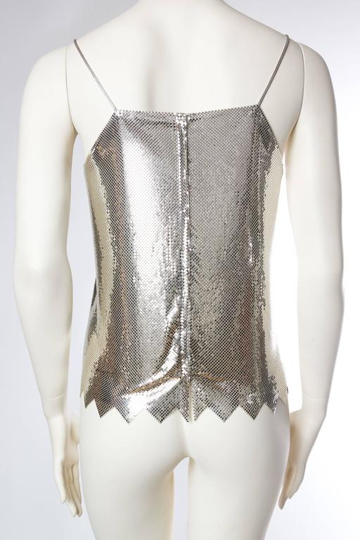 Metal Mesh Lingerie Strap Top at 1stDibs