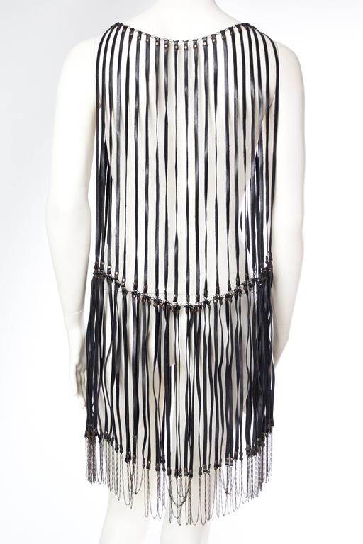 Leather and Chain Body Jewelry at 1stDibs