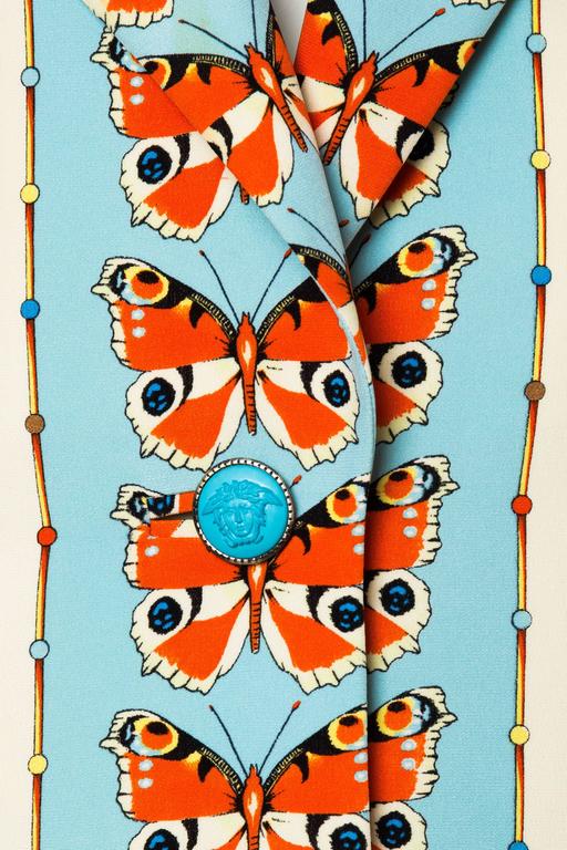 Gianni Versace Couture Butterfly Jacket at 1stDibs | versace butterfly ...