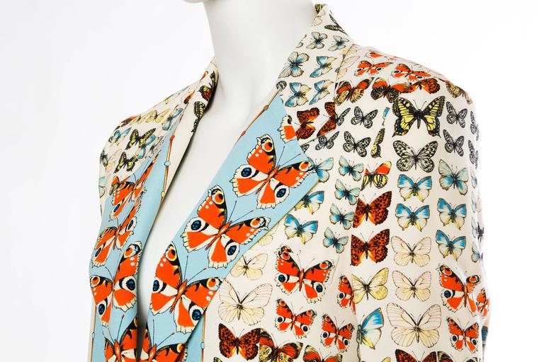 Gianni Versace Couture Butterfly Jacket at 1stDibs | versace butterfly ...