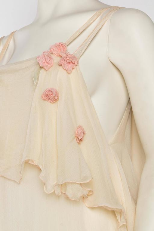 Beautiful Layered Chiffon Dress at 1stDibs