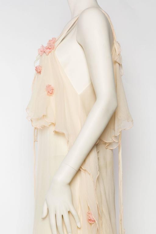 Beautiful Layered Chiffon Dress at 1stDibs
