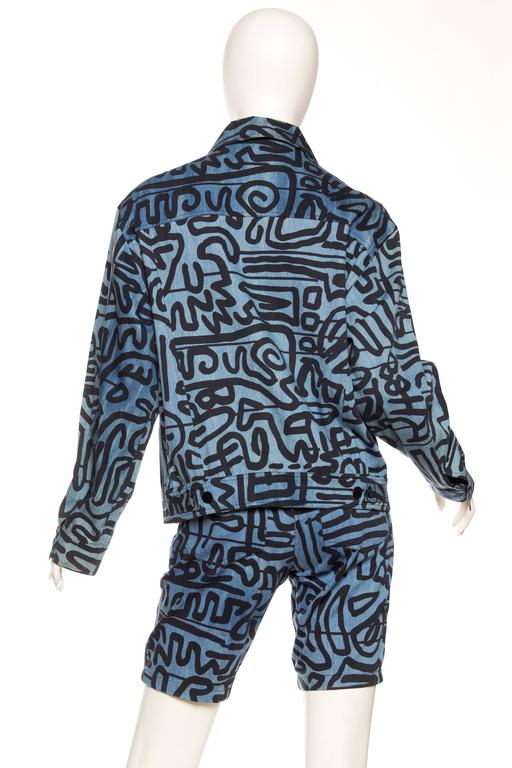 Stephen Sprouse Keith Harring One Off Runway Sample For Sale at 1stDibs