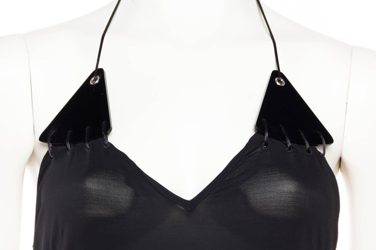 Paco Rabanne Backless Micro Mini Halter Dress at 1stDibs | backless ...