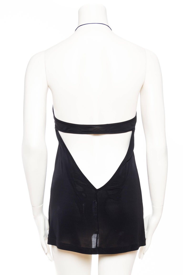 Paco Rabanne Backless Micro Mini Halter Dress at 1stDibs | backless ...