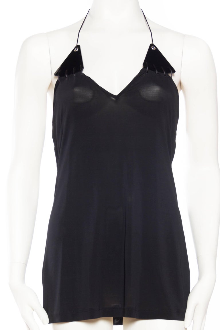 Paco Rabanne Backless Micro Mini Halter Dress at 1stDibs | backless ...