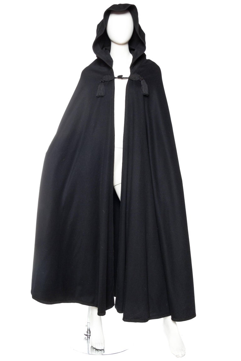Yves Saint Laurent YSL Rive Gauche Cape with Hood, 1970s at 1stDibs ...