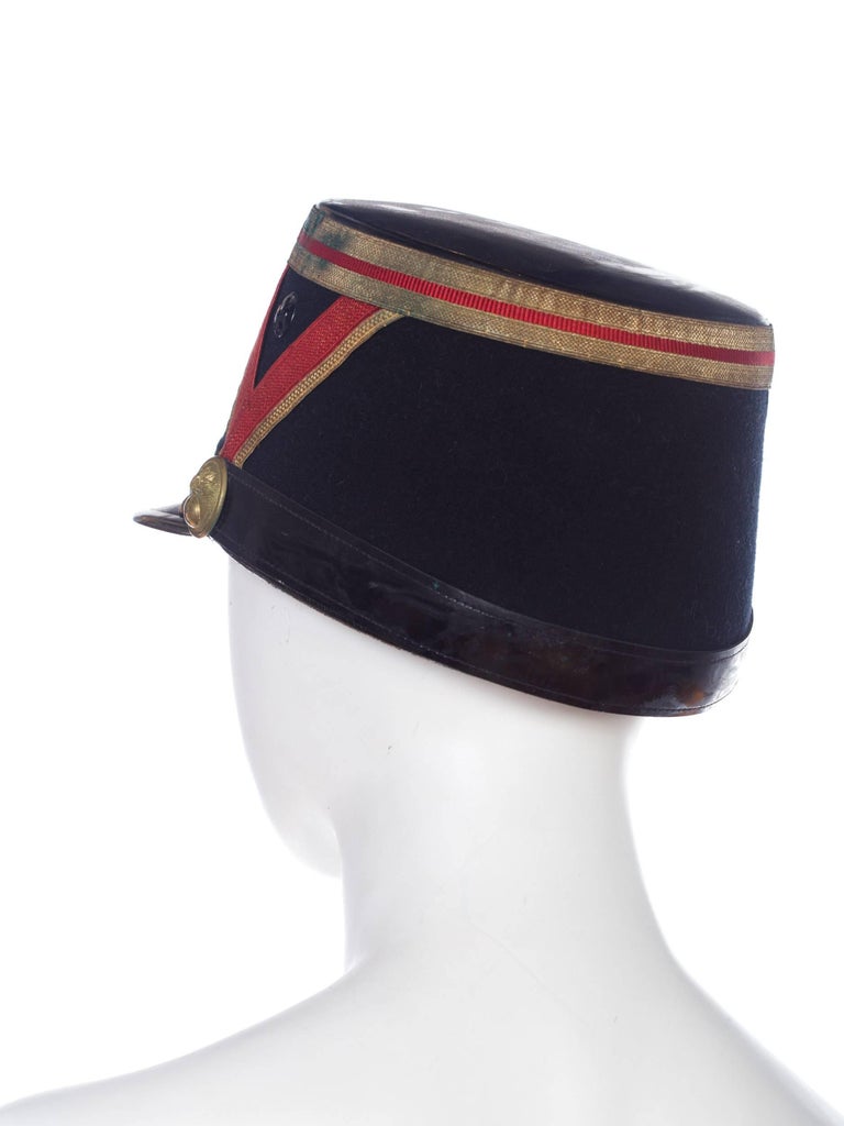 19th Century French Military Hat at 1stDibs | french military cap, 19th ...