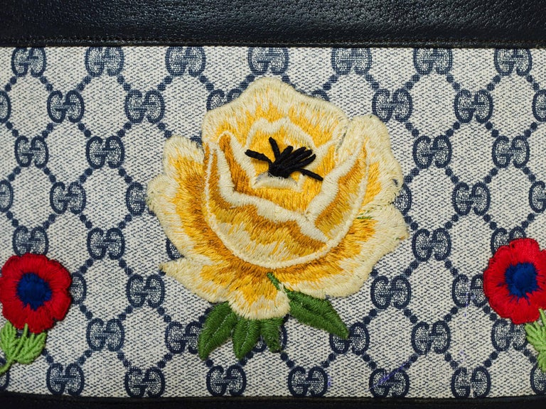 Gucci supreme monogram logo print from 1970 with vintage embroiderd ...