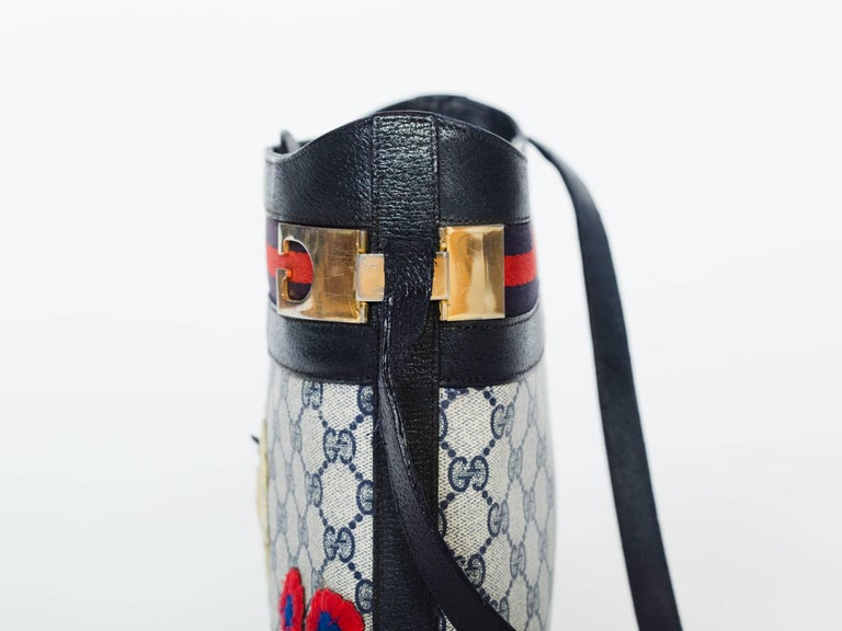 Gucci supreme monogram logo print from 1970 with vintage embroiderd ...