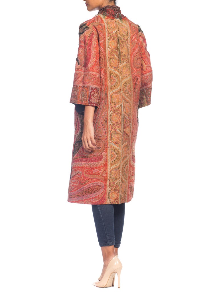 MORPHEW COLLECTION Hand Embroidered Coat Made From Antique Victorian ...