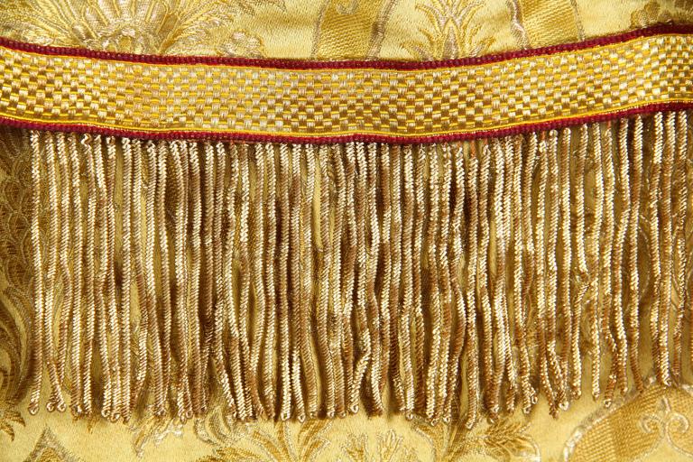 Antique Gold Cape at 1stDibs | gold capes, gold lame cape