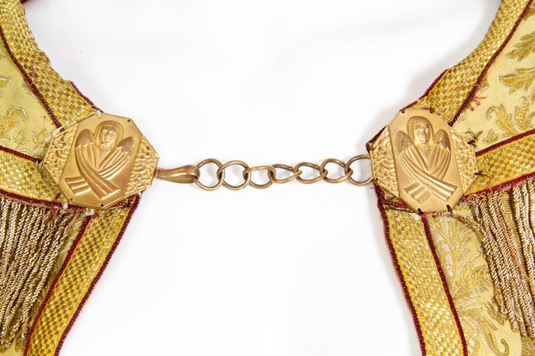 Antique Gold Cape at 1stDibs | gold capes, gold lame cape