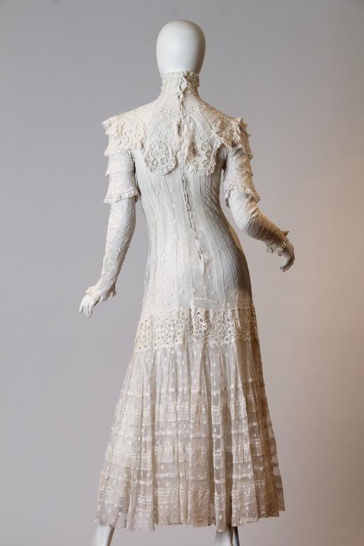 Late Victorian Lace Tea Dress at 1stDibs | tea dress with lace ...