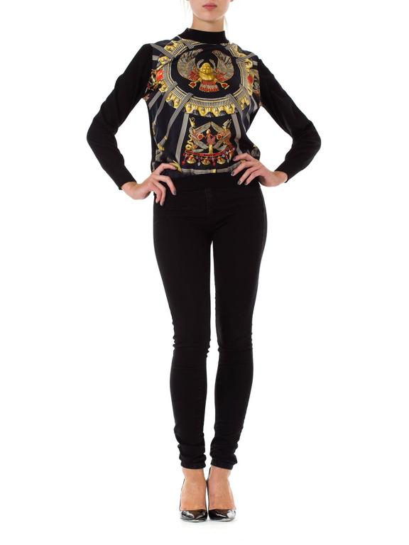 Hermes Egyptian Scarab Sweater at 1stDibs | chanel scarab sweater