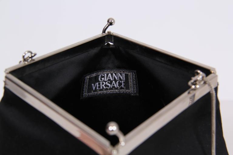 Gianni Versace Couture Satin Evening Bag at 1stDibs