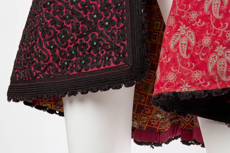 1890S Cotton Victorian Soutache Embroidery Handmade Vest With Paisley ...