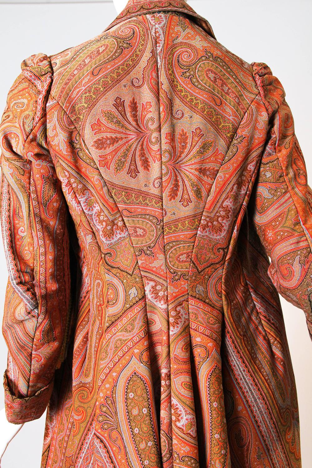 Victorian Paisley Coat For Sale at 1stdibs