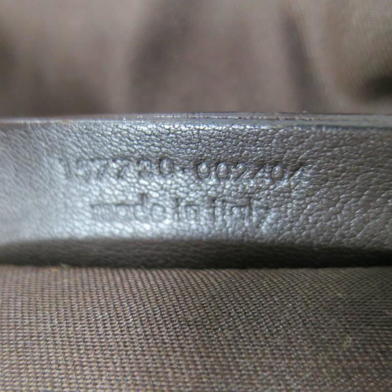 YVES SAINT LAURENT Brown Leather Luggage Tag Tote Bag at 1stDibs | ysl ...