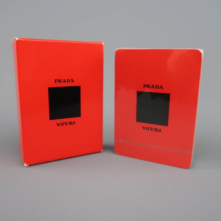 PRADA Red Playing Cards at 1stDibs | prada playing cards