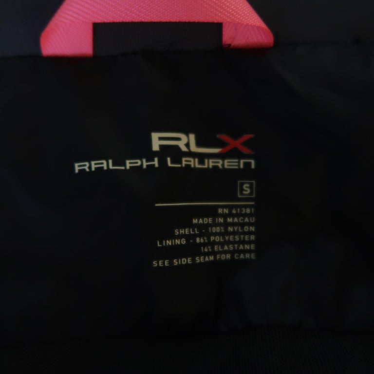 RLX by RALPH LAUREN Size S Gray Nylon Hooded Batwing Sleeve Jacket at ...