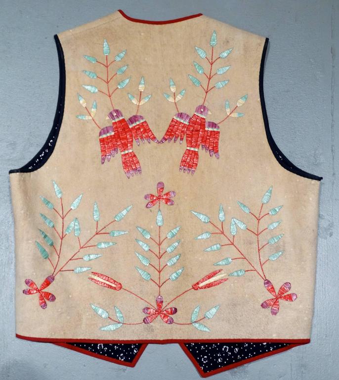 1940s Native American Quillwork Regalia Vest at 1stDibs | native ...