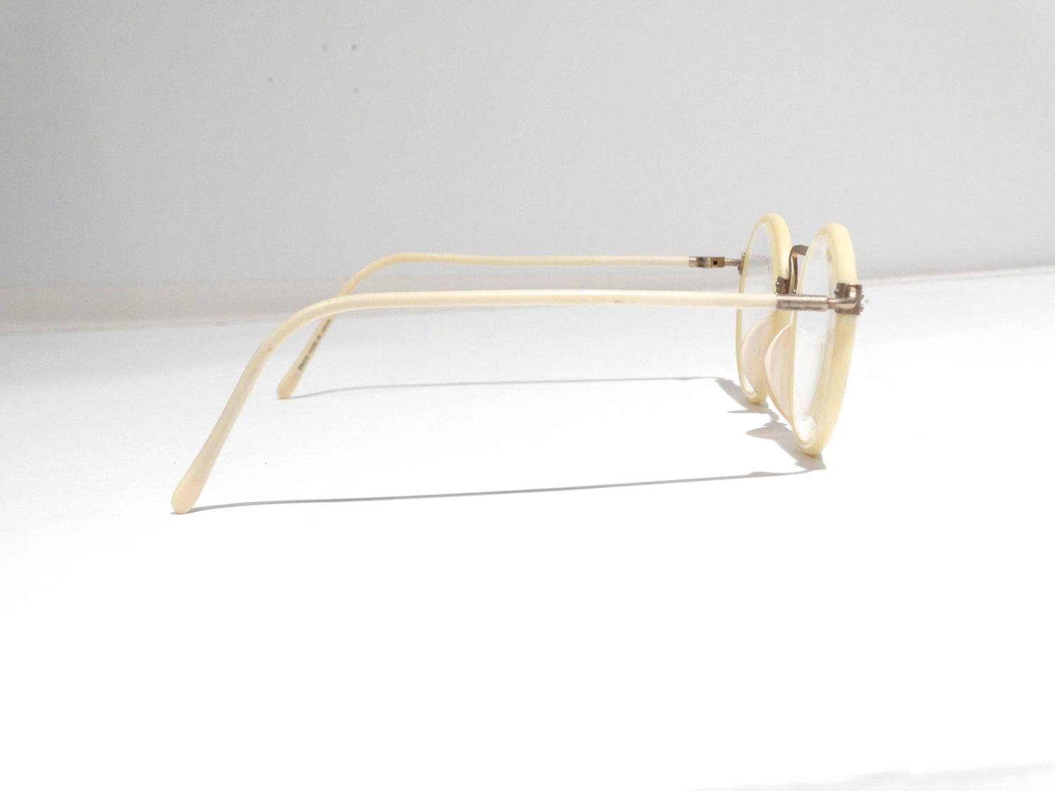 1990s Jean Paul Gaultier Round Frame Glasses at 1stdibs