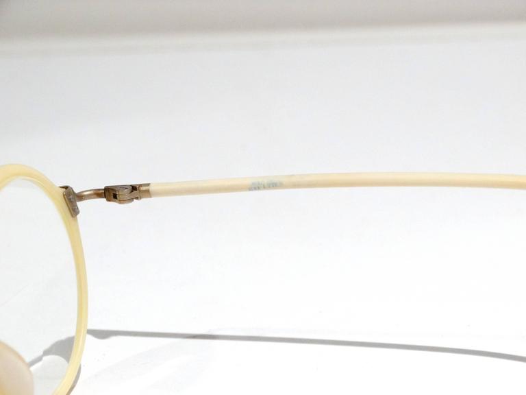 1990s Jean Paul Gaultier Round Frame Glasses at 1stDibs