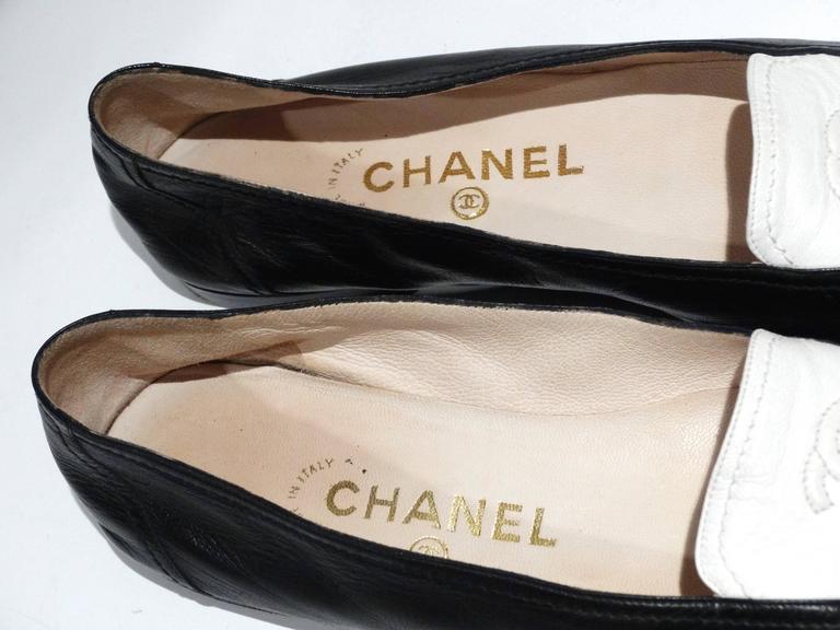 1984 Chanel Two-Tone Loafer For Sale at 1stDibs