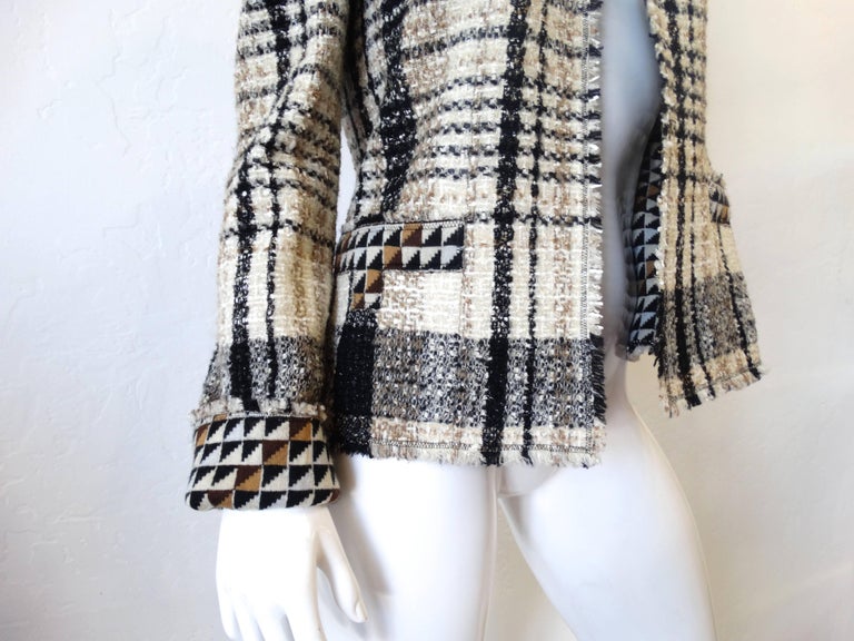 2004 Chanel Ready-to-Wear Runway Tweed Jacket at 1stDibs