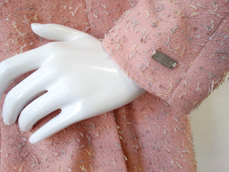 Chic 1990s Chanel Ruffle Jacket and Matching Crossbody Bag Set at ...