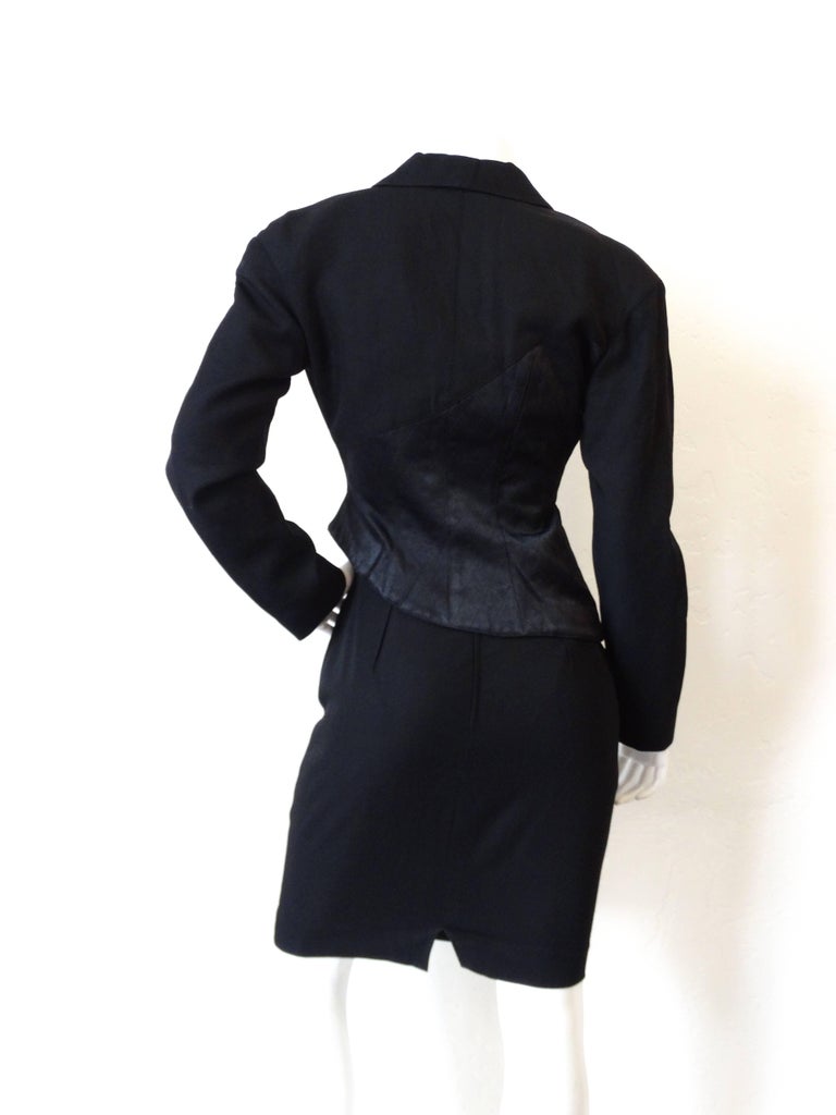 1980s Thierry Mugler Asymmetrical Suit Set For Sale at 1stDibs ...