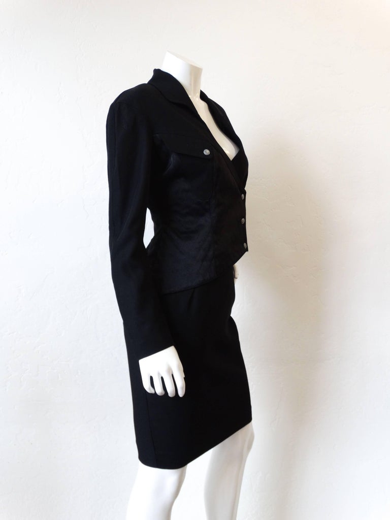 1980s Thierry Mugler Asymmetrical Suit Set For Sale at 1stDibs ...
