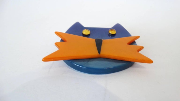 Marie Christine Pavone Bakelite Cat Brooch at 1stDibs | marie christine ...