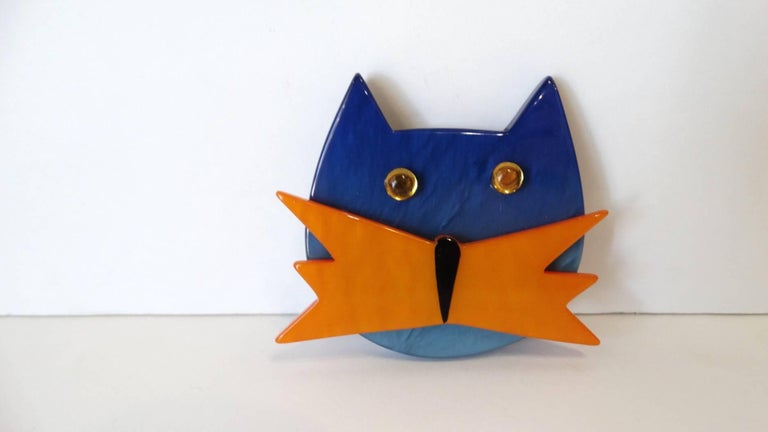 Marie Christine Pavone Bakelite Cat Brooch at 1stDibs | marie christine ...