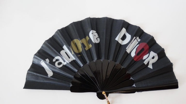 Rare Christian Dior "J'adore Dior" Handheld Fan at 1stDibs