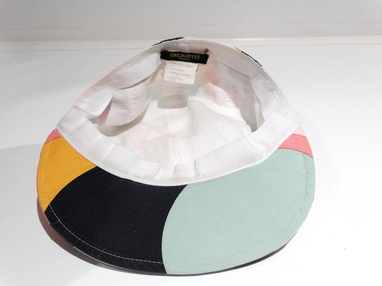 1980s Emilio Pucci Newsboy Cap at 1stDibs